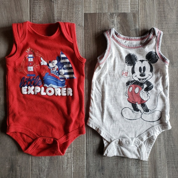 Disney | One Pieces | Disney Baby Mickey Mouse Tank Top Bodysuits ...